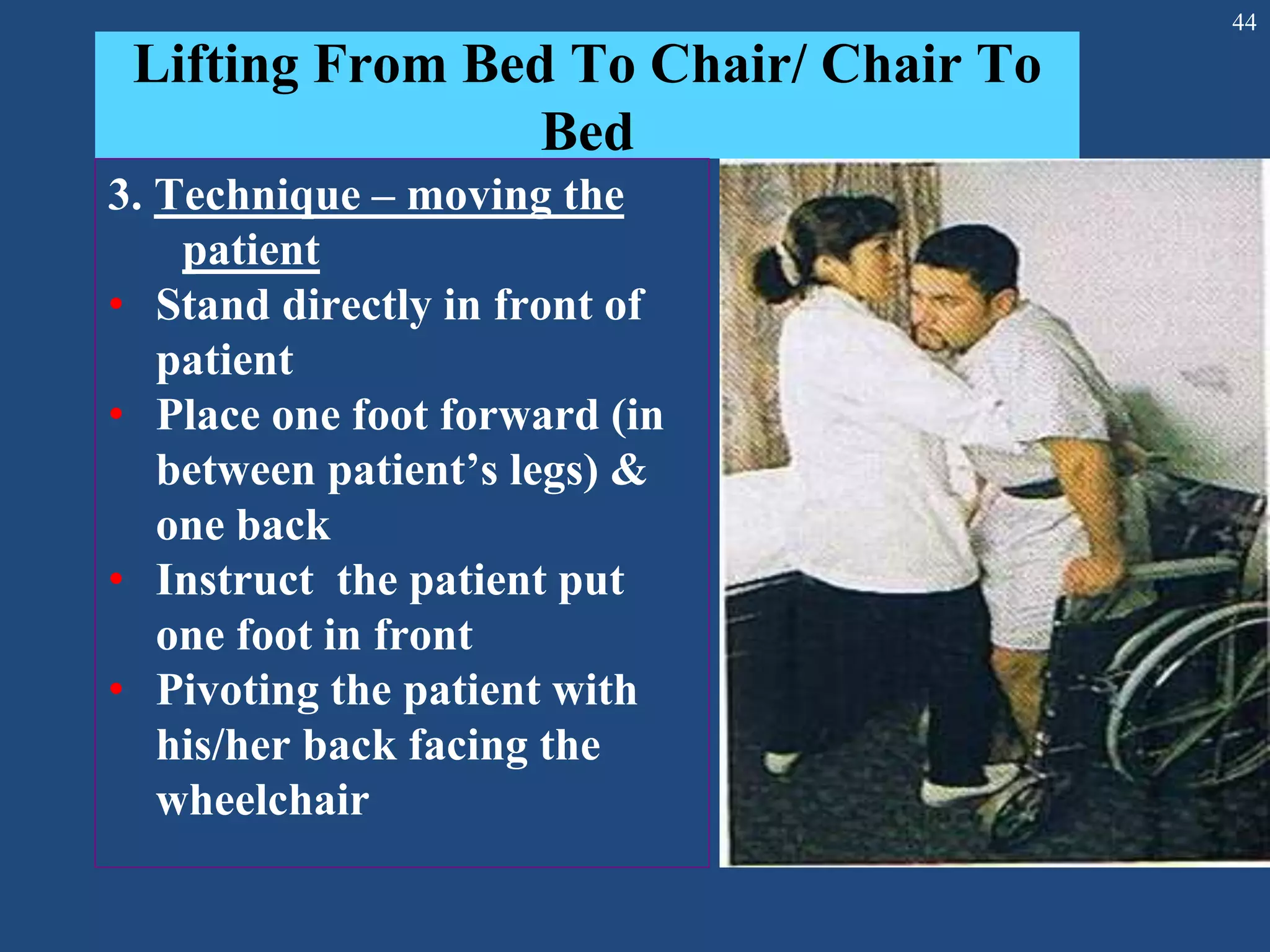 Applied ergonomics safe patient's handling | PPT