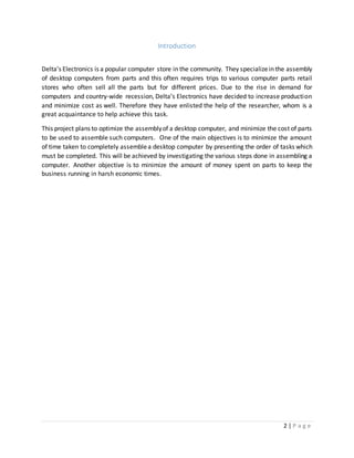 Applied Mathematics Unit 2SBA | DOCX