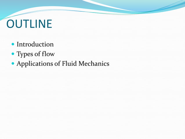 Applied fluid mechanics flows & applications | PPTX | Physics | Science