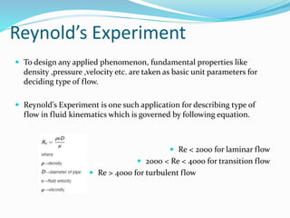 Applied fluid mechanics flows & applications | PPTX
