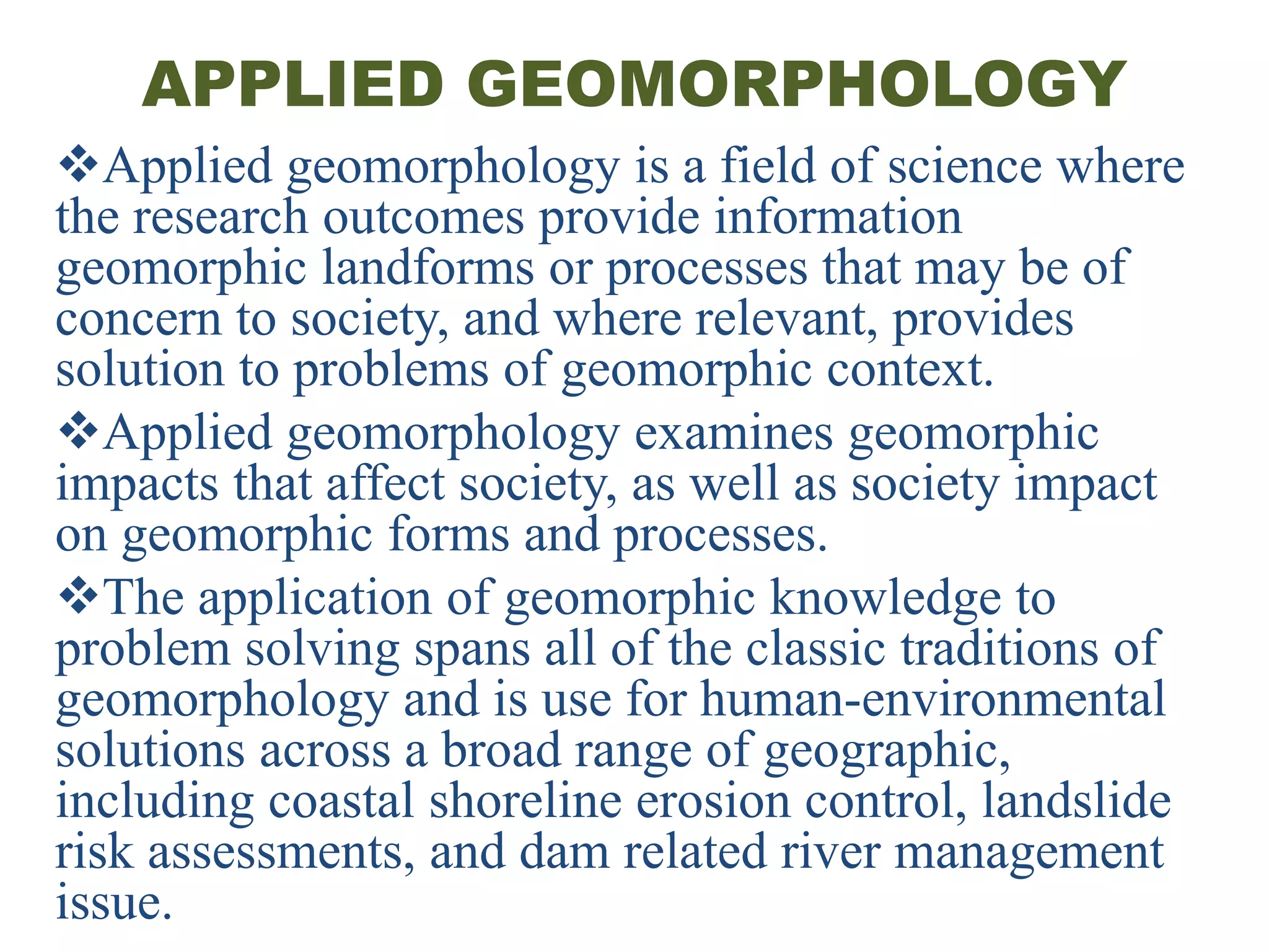 APPLIED GEOMORPHOLOGY ppt.pptx