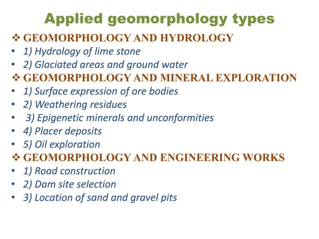 APPLIED GEOMORPHOLOGY ppt.pptx