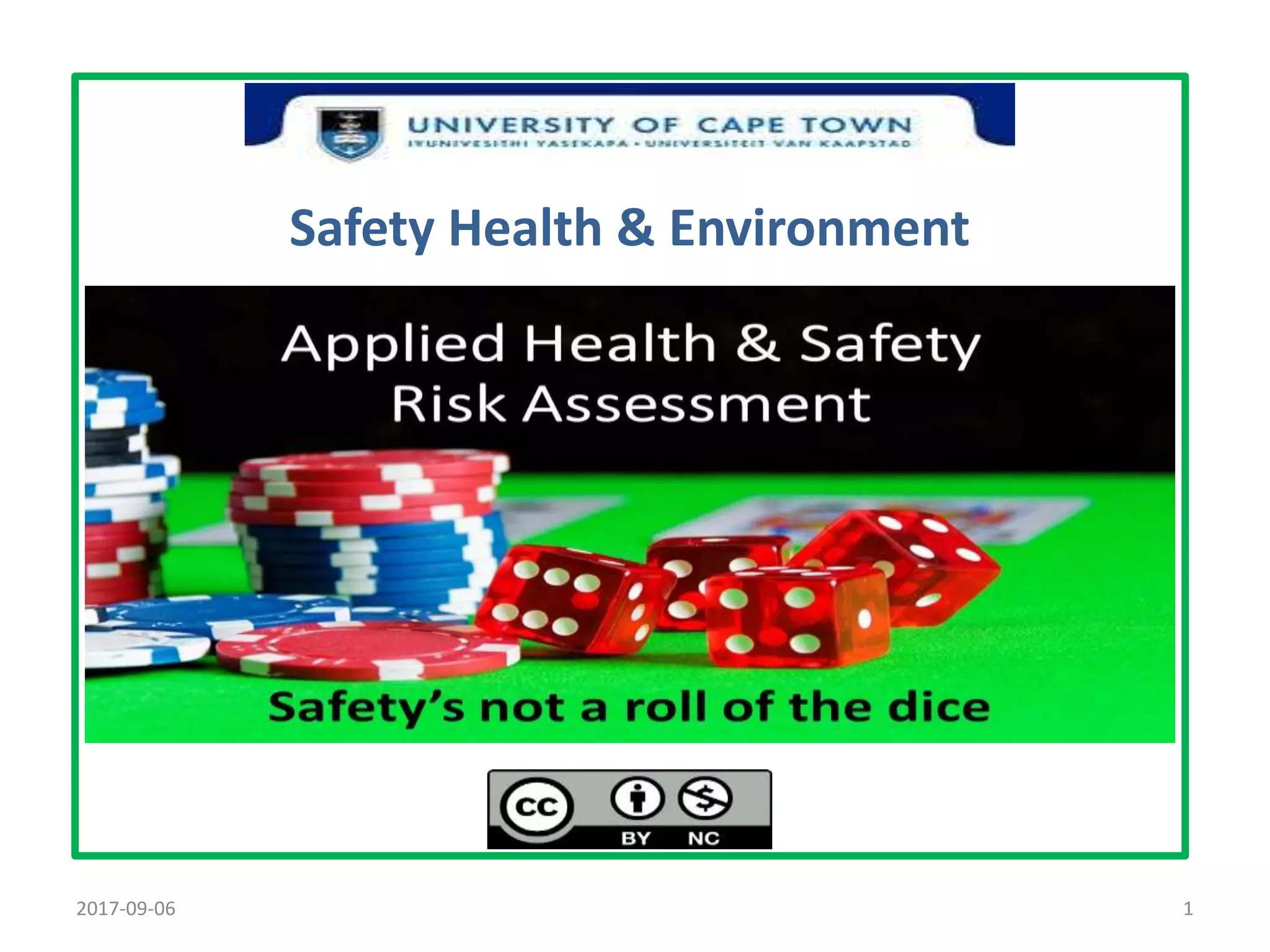 Applied Health and Safety_Basic Risk assessment | PPT