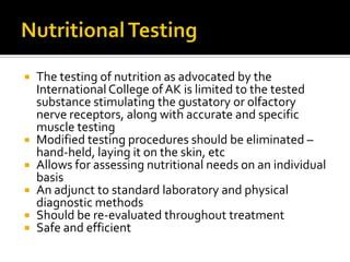 Applied kinesiology (ak) | PPTX