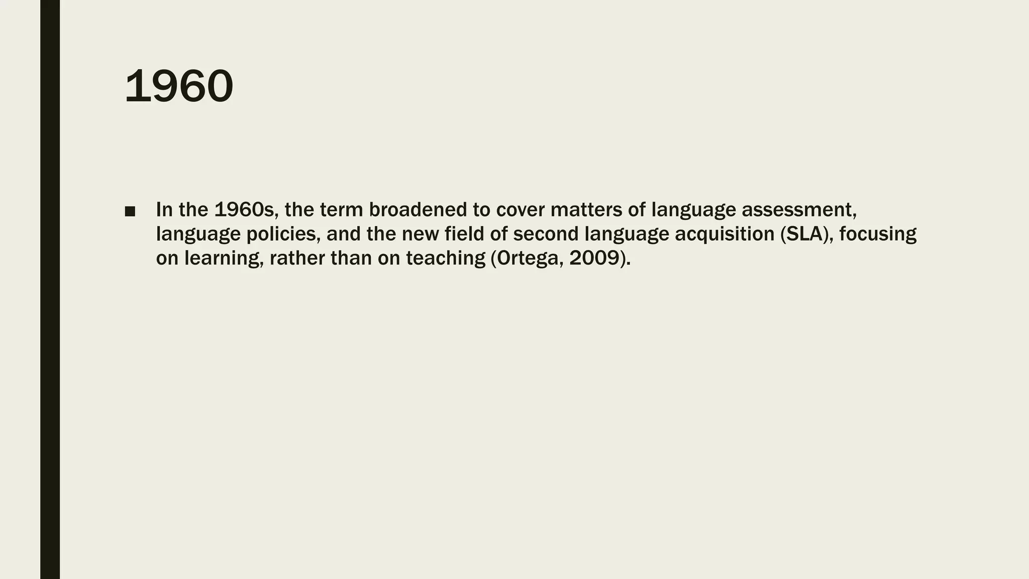 Applied linguistics: overview | PPTX