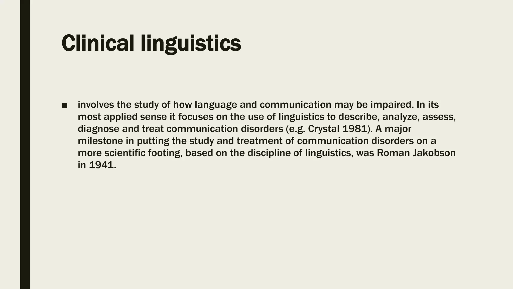Applied linguistics: overview | PPTX