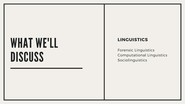 Applications Of Different Linguistic Models Ppt