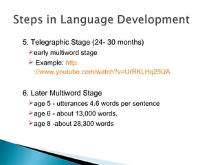 Applied linguistics first language acquisition | PPT