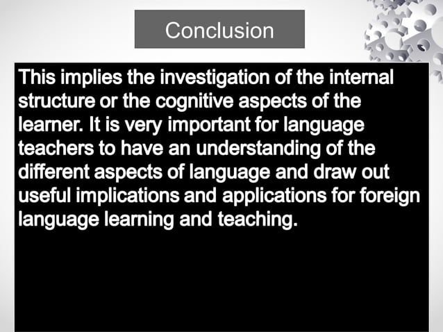Applied linguistics presentation | PPT | Education