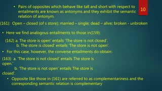 Word Meaning (Semantics, Semantic Features and Prototype) | PPTX