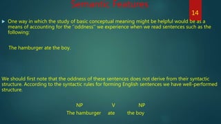 Word Meaning (Semantics, Semantic Features and Prototype) | PPTX