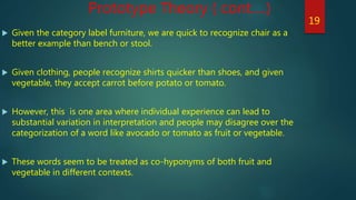 Word Meaning (Semantics, Semantic Features and Prototype) | PPTX