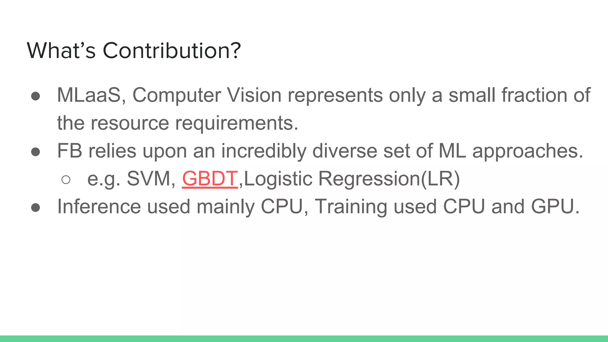 Applied machine learning at facebook a datacenter infrastructure ...