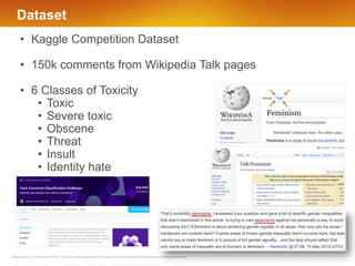 Toxic Comment Classification using Neural Network and Machine Learning | PPTX
