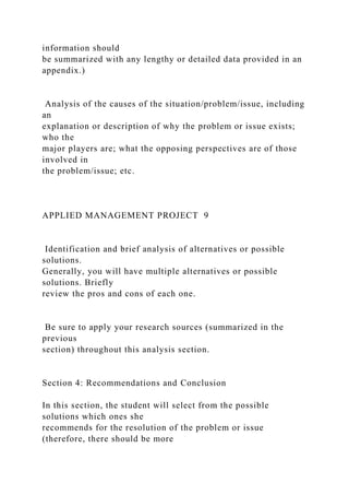 APPLIED MANAGEMENT PROJECT 1 APPLIED MANAGEMENT PROJECT.docx