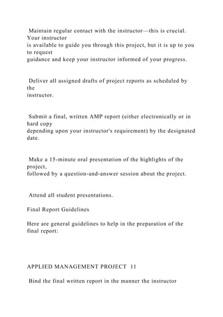 APPLIED MANAGEMENT PROJECT 1 APPLIED MANAGEMENT PROJECT.docx