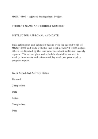 APPLIED MANAGEMENT PROJECT 1 APPLIED MANAGEMENT PROJECT.docx