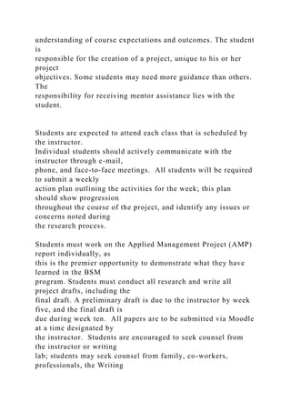 APPLIED MANAGEMENT PROJECT 1 APPLIED MANAGEMENT PROJECT.docx