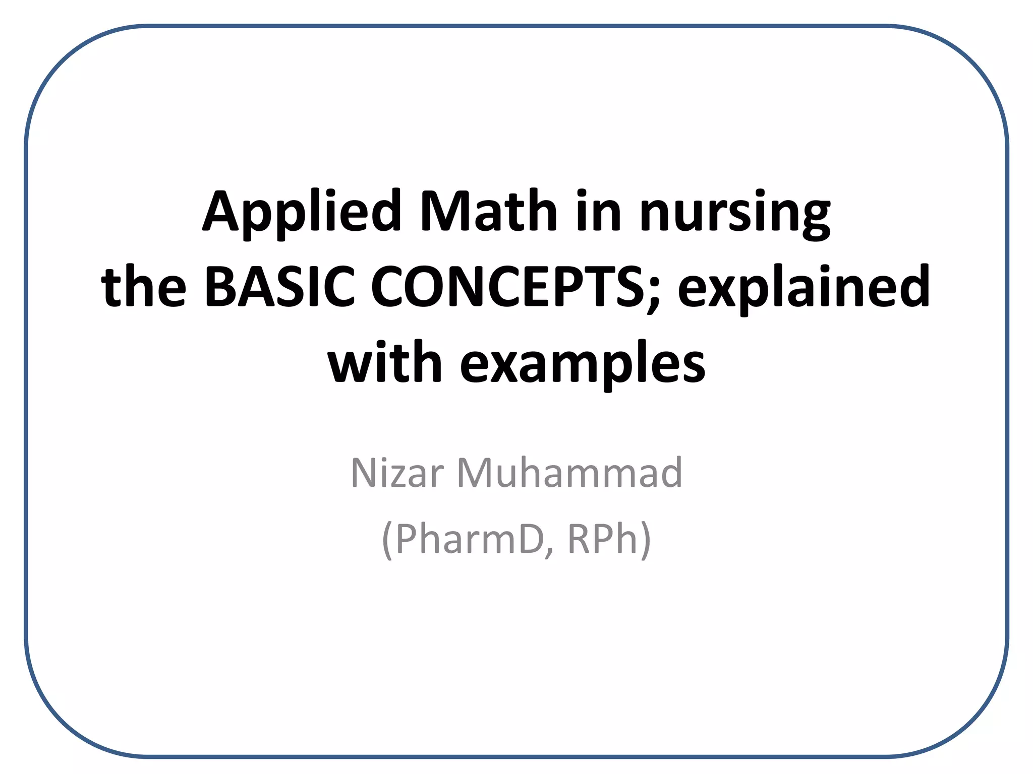Applied math addition | PPT