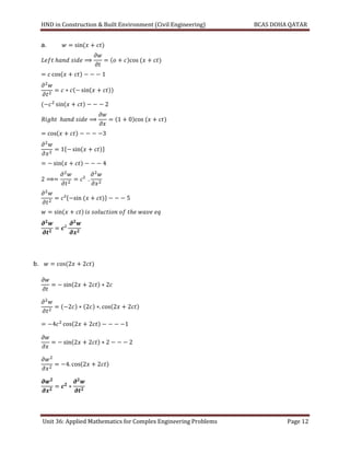 Applied mathematics for complex engineering | PDF