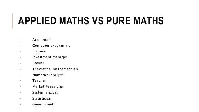 Applied Mathematics vs Pure Mathematics.pptx