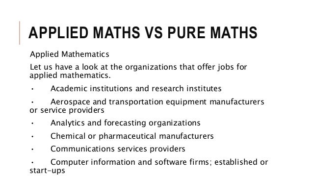 Applied Mathematics vs Pure Mathematics.pptx