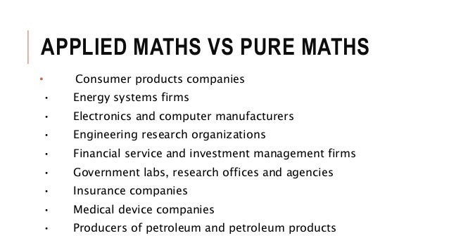 Applied Mathematics vs Pure Mathematics.pptx