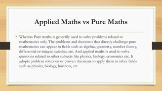 Applied Mathematics vs Pure Mathematics.pdf