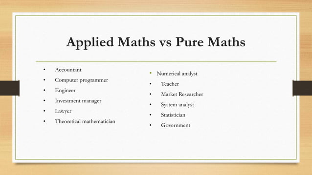 Applied Mathematics vs Pure Mathematics.pdf