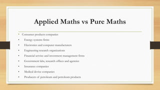 Applied Mathematics vs Pure Mathematics.pdf
