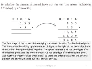 Applied math multiplication | PPTX