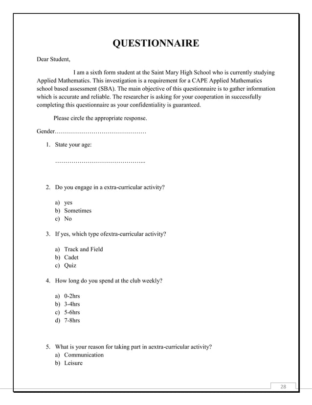 Applied math sba | DOCX