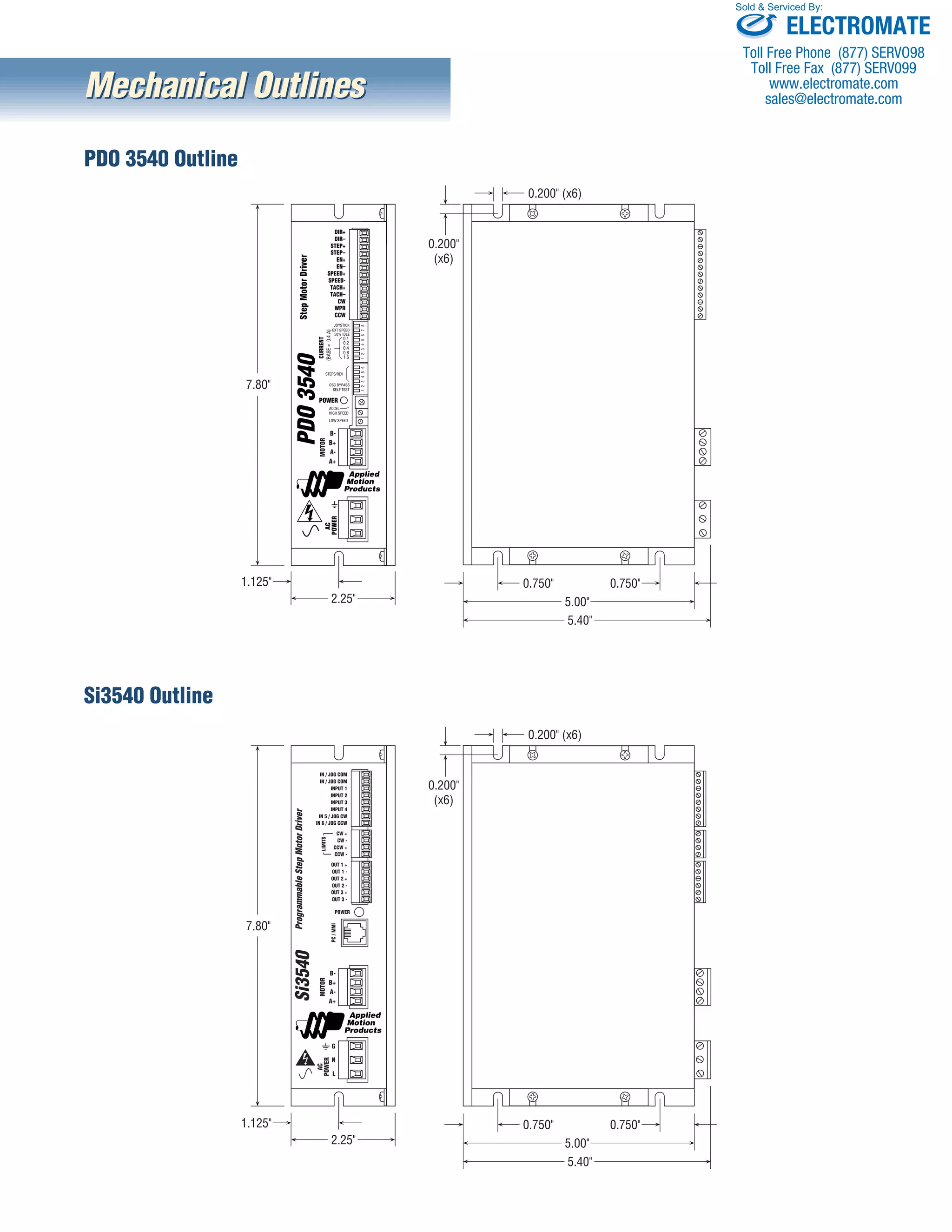 Applied motion products pdo3540 si3540 datasheet | PDF | Computer ...