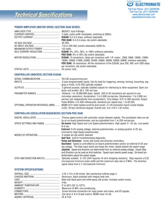 Applied motion products pdo3540 si3540 datasheet | PDF | Computer ...