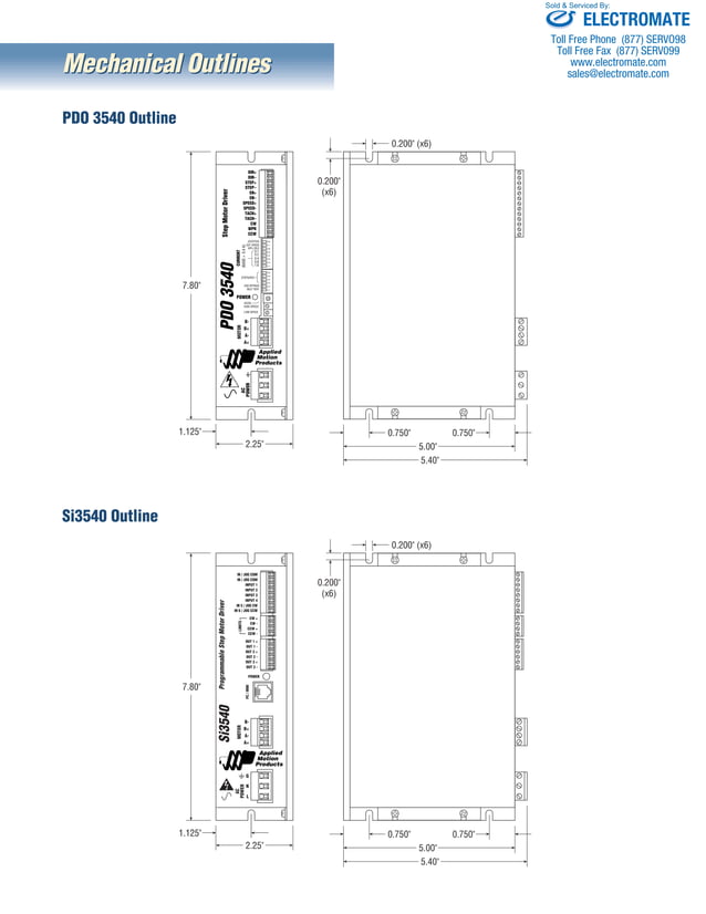 Applied motion products pdo3540 si3540 datasheet | PDF | Computer Peripherals | Computing