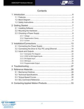 Applied motion products ssm brochure | PDF