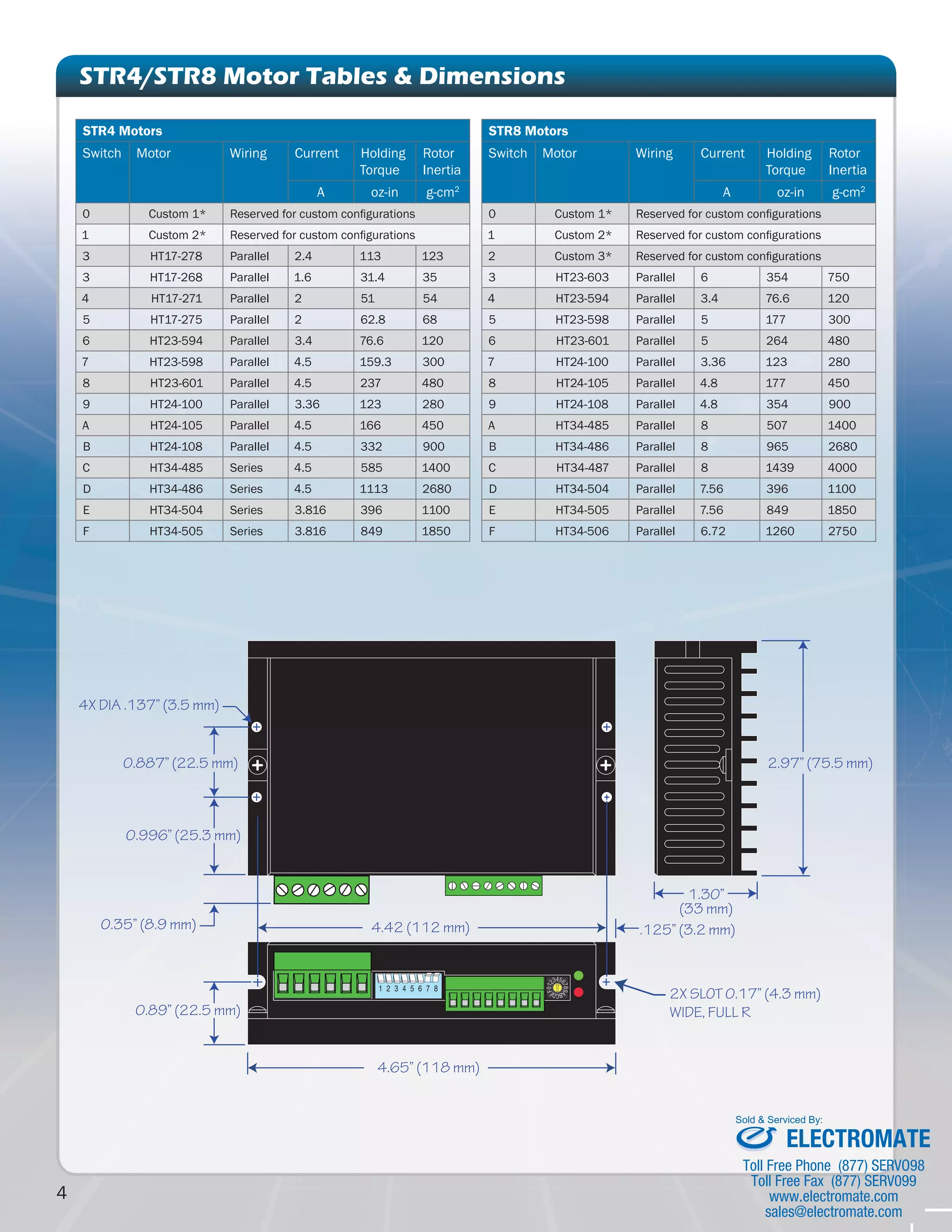 Applied motion products str datasheet | PDF