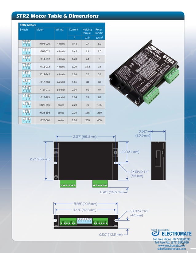 Applied motion products str datasheet | PDF | Computer Peripherals | Computing