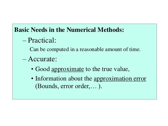 Applied numerical methods lec1