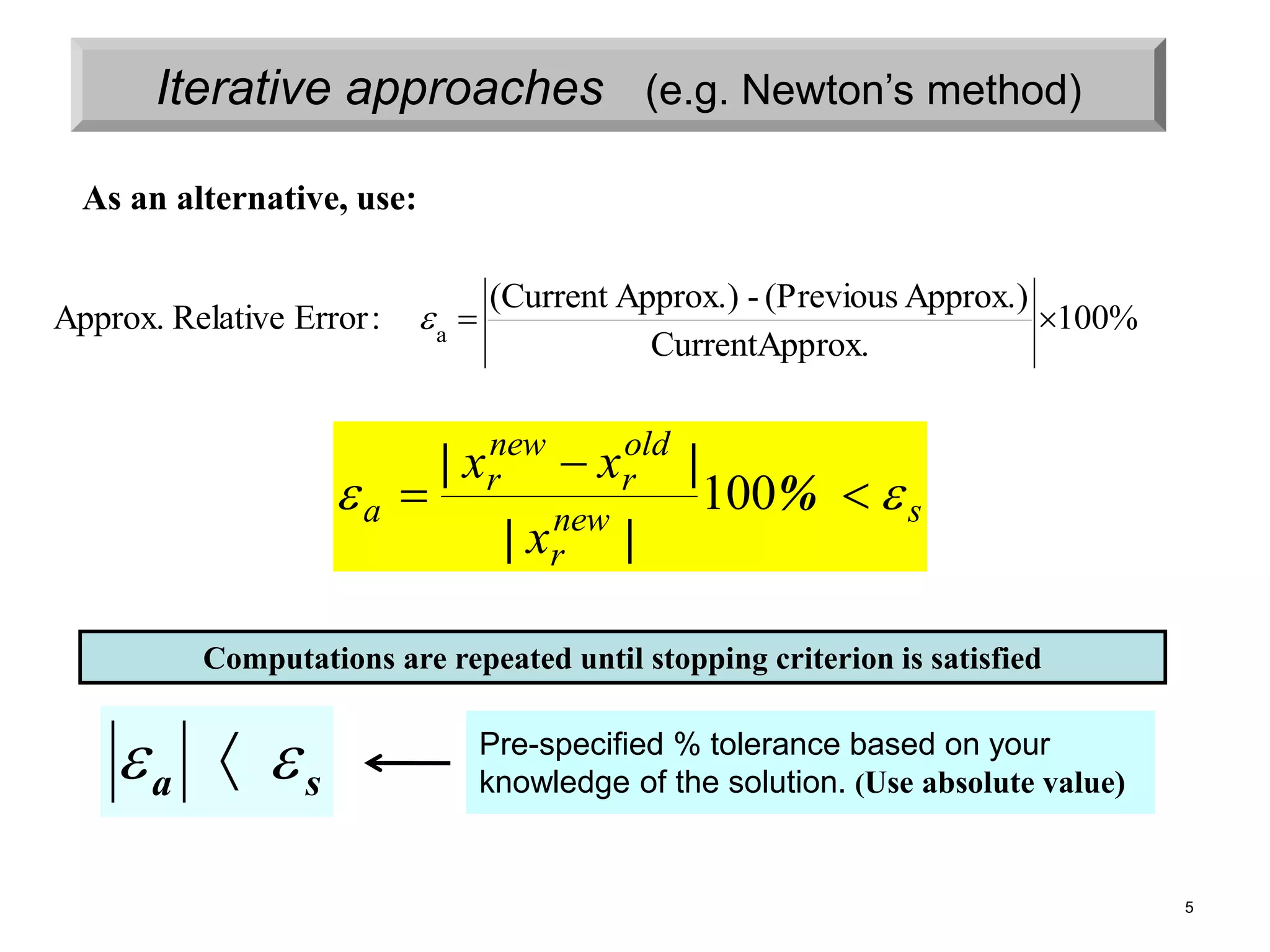 Applied numerical methods lec3 | PDF