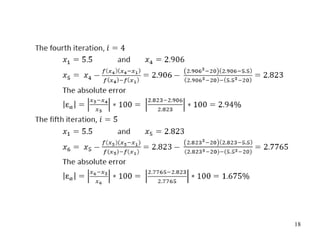 Applied numerical methods lec5 | PPT