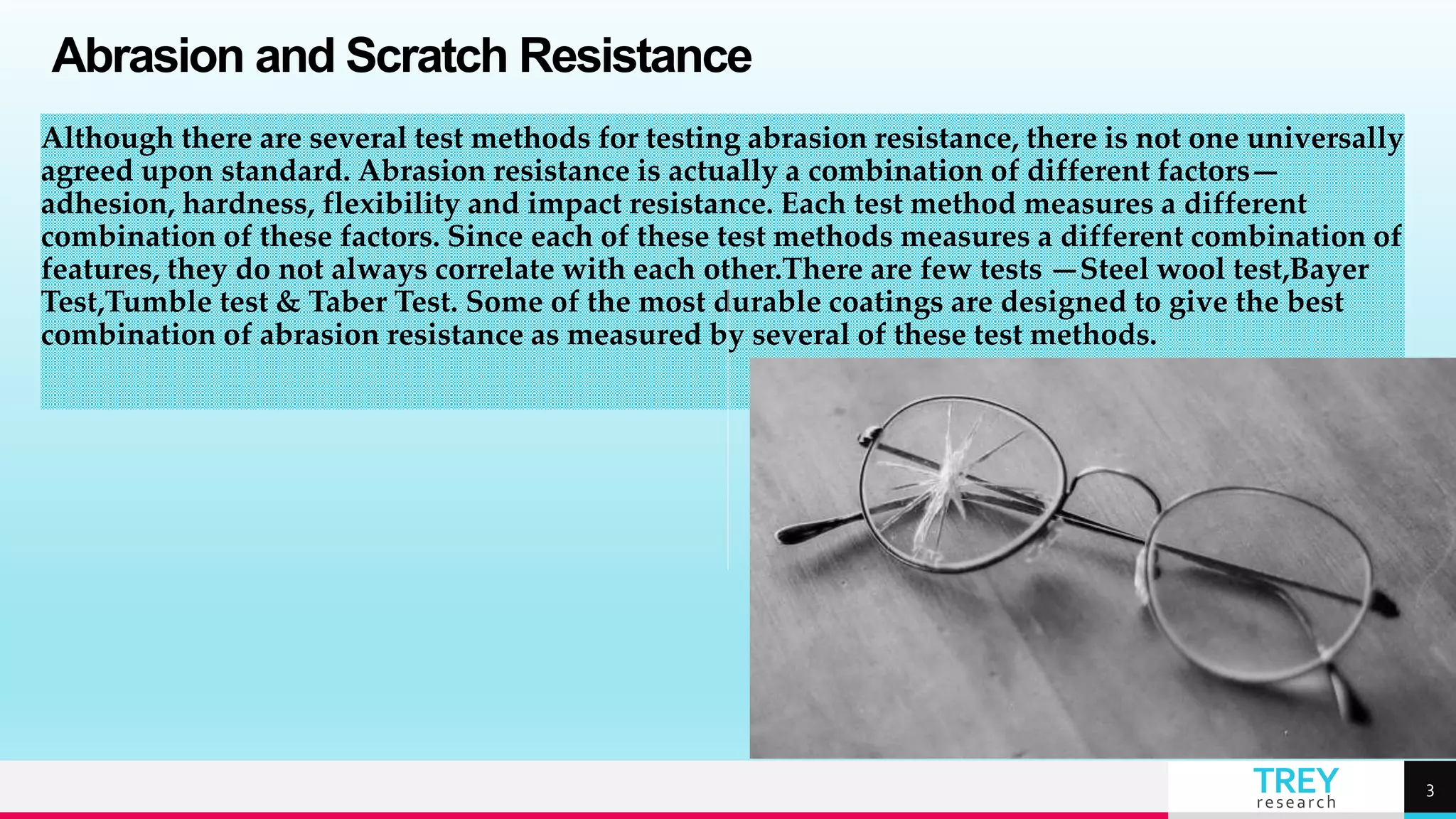 Lens Abrasion and Scratch Resistance Tests. | PPTX