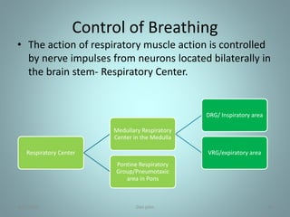 Applied physiology of Respiration | PPTX