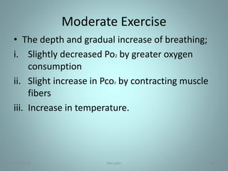Applied physiology of Respiration | PPTX