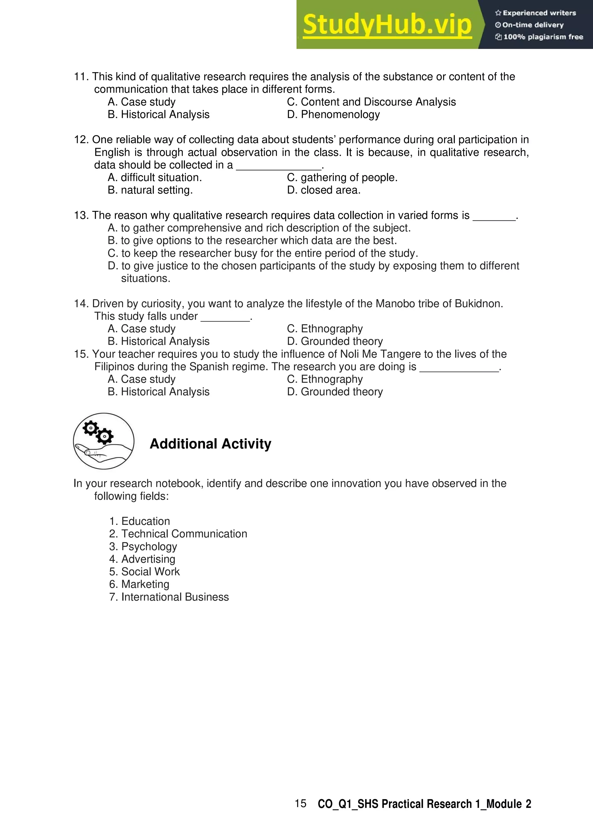 APPLIED PRACTICAL RESEARCH 1 Q1 Mod2 V2 | PDF