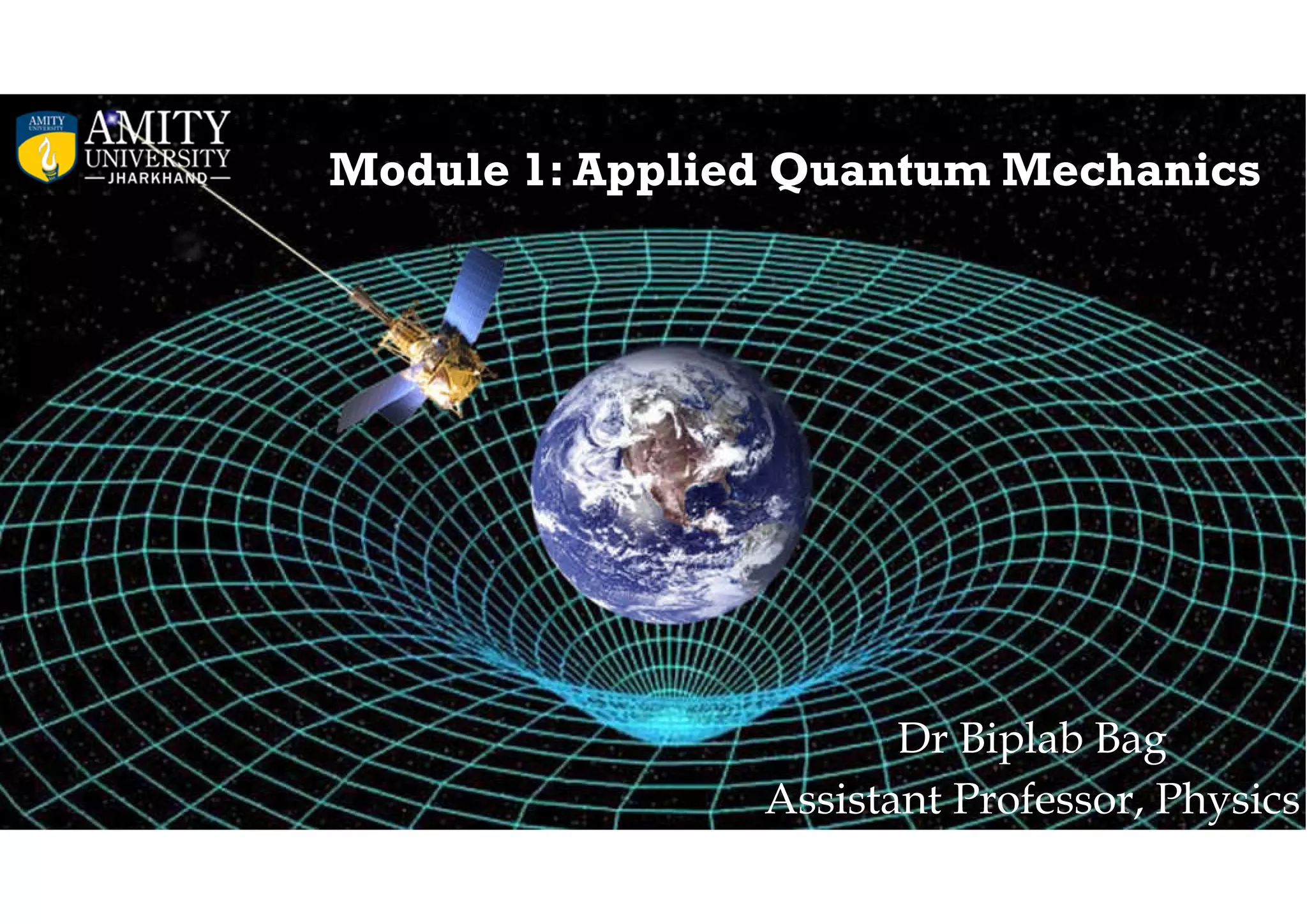 Applied Quantum Mechanics_part 1.pdf | Physics | Science