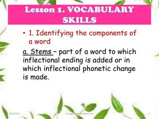 Applied reading skills | PDF