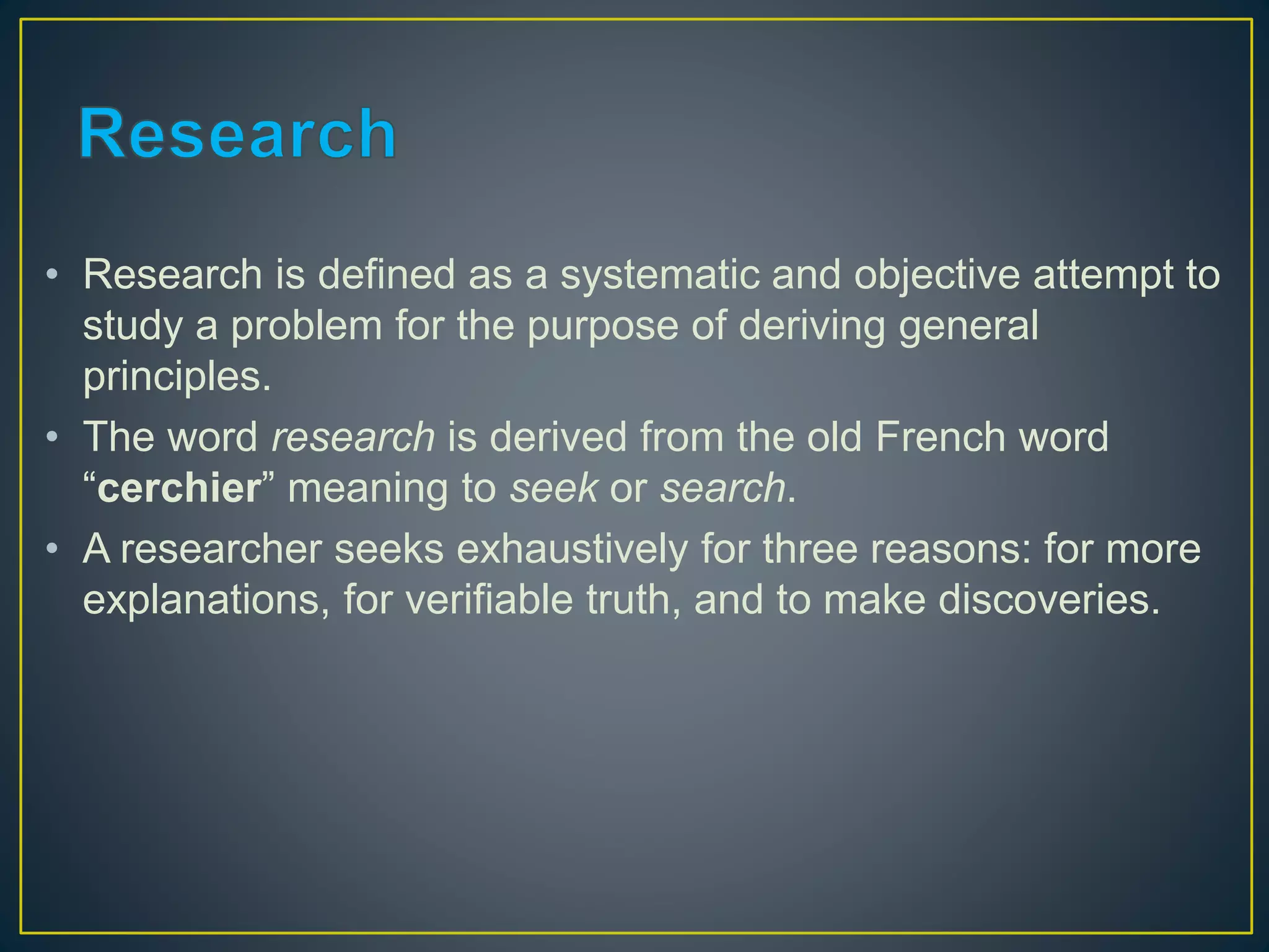 Applied research | PPTX