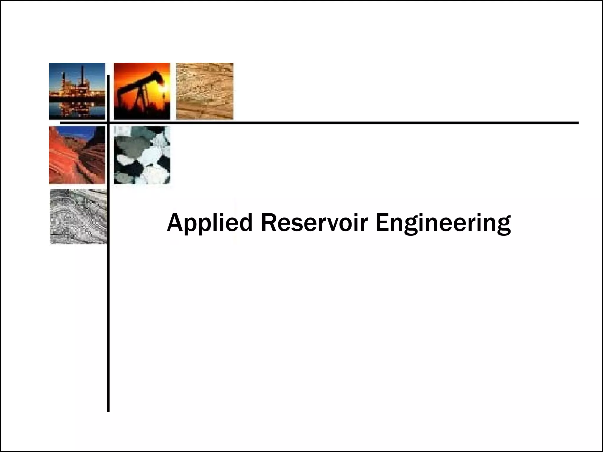Applied reservoir eng | PDF