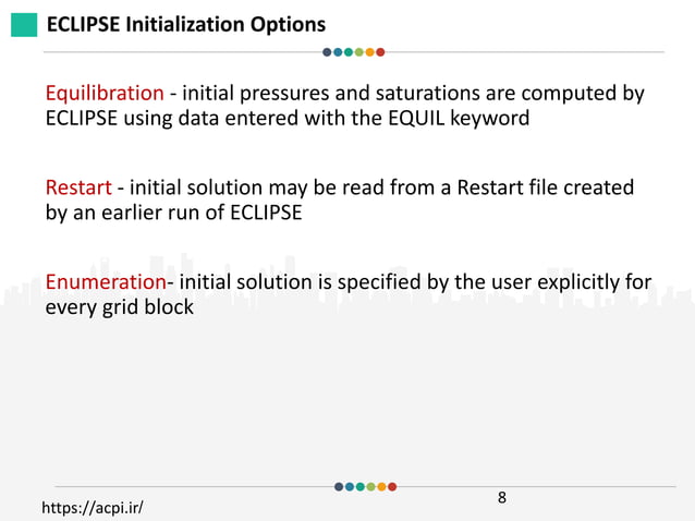 Applied Reservoir Simulation - Initialization.pdf | Chemistry | Science
